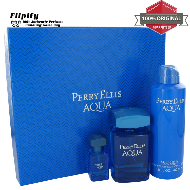 Perry Ellis Aqua Cologne EDT Spray for MEN | eBay